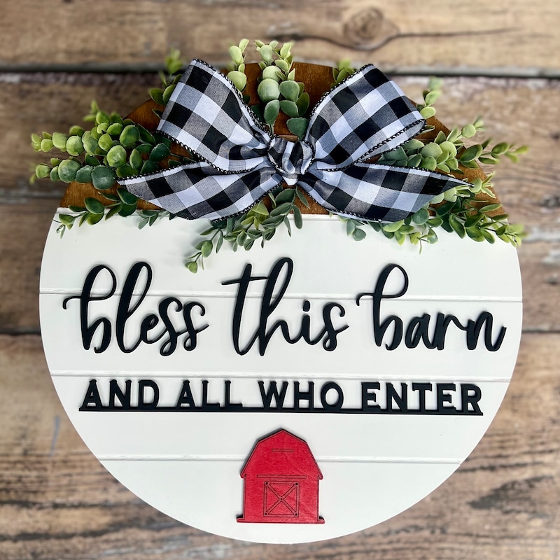 Barn Door Sign - Etsy