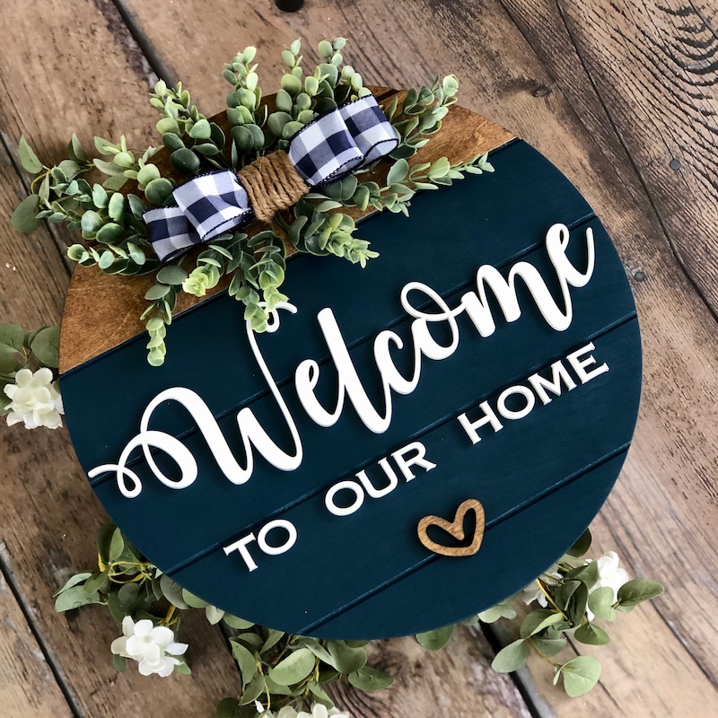 Welcome Sign Front Door - Etsy