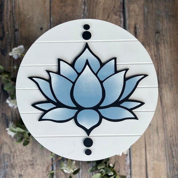 Laser Cut Wood Lotus - Etsy