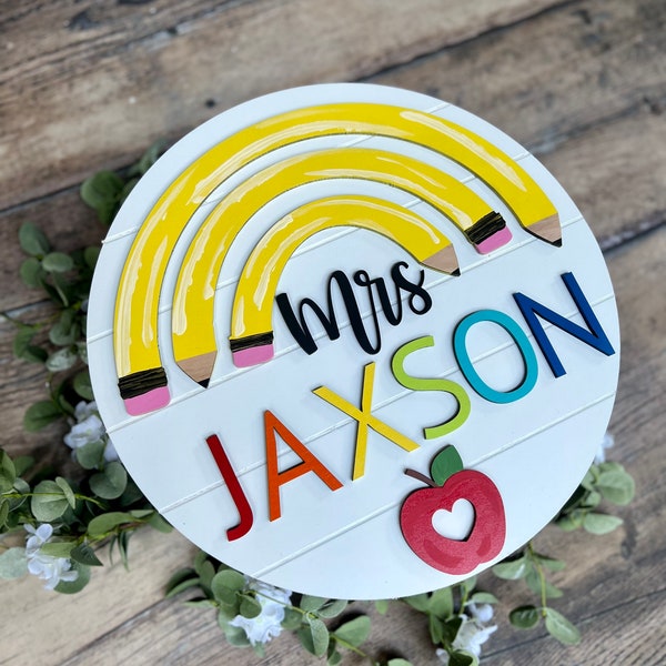 Teacher Sign - Etsy