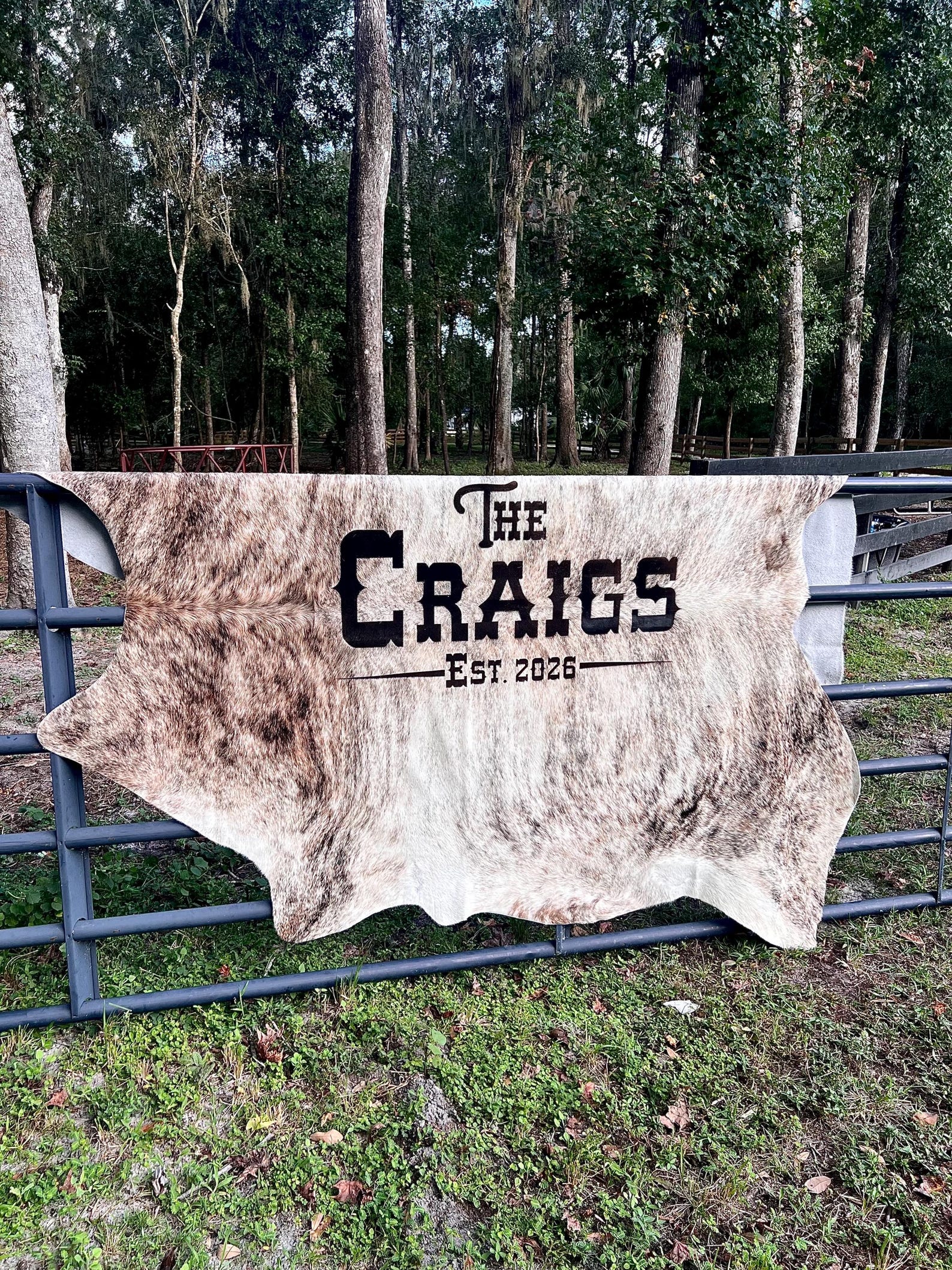 Engraved Cowhide Rug: Personalized Wedding Decor, Branded Logo, Branded ...