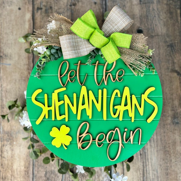 Let the Shenanigans Begin - Etsy