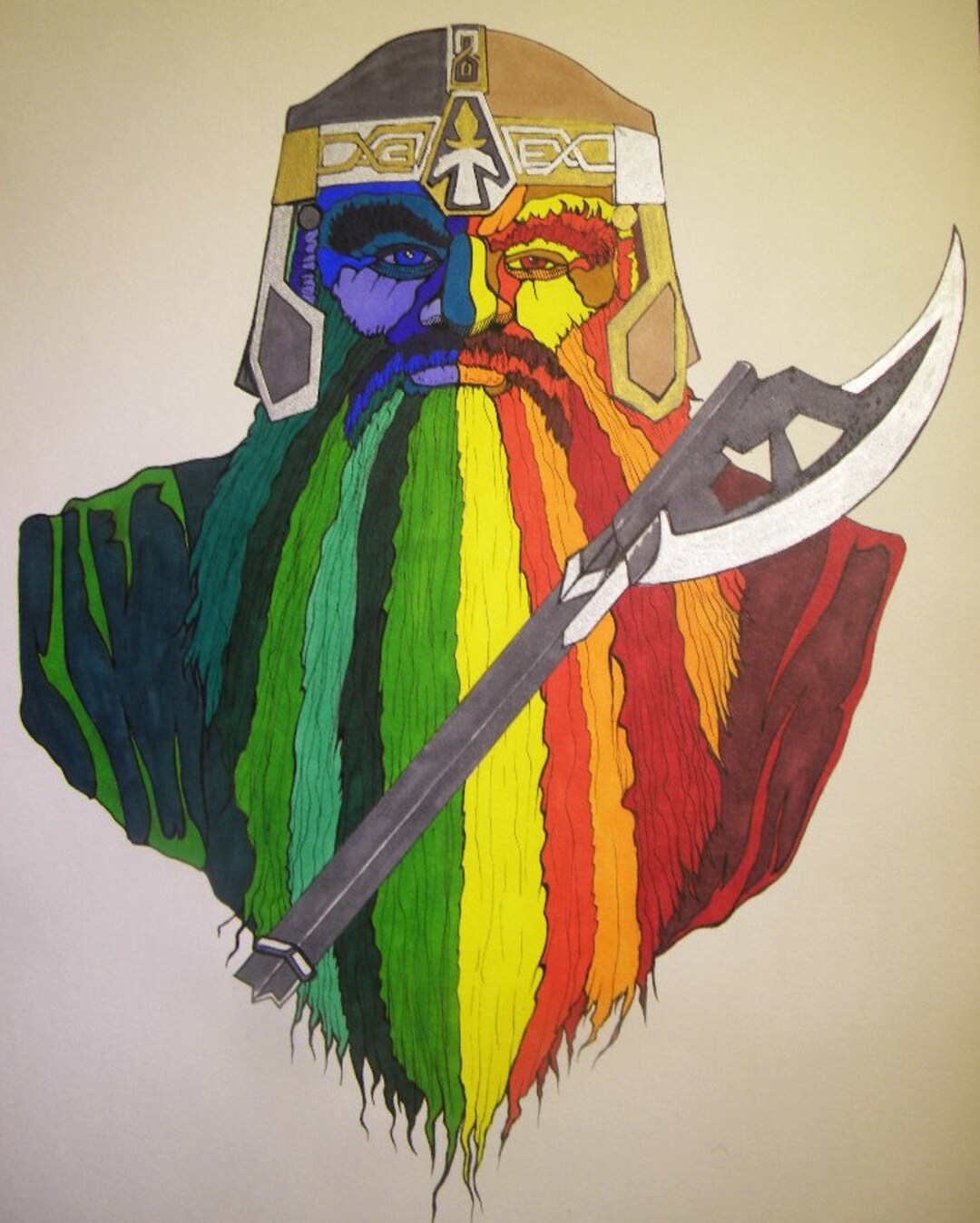 Gimli Prism Portrait - Etsy