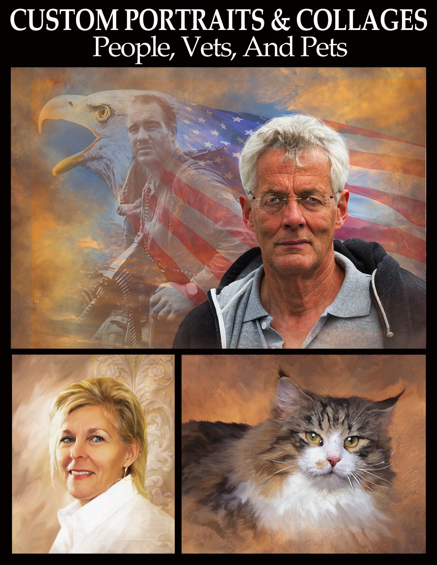 Funeral Portraits That Will Turn Old Photos Into Vibrant and New. - Etsy