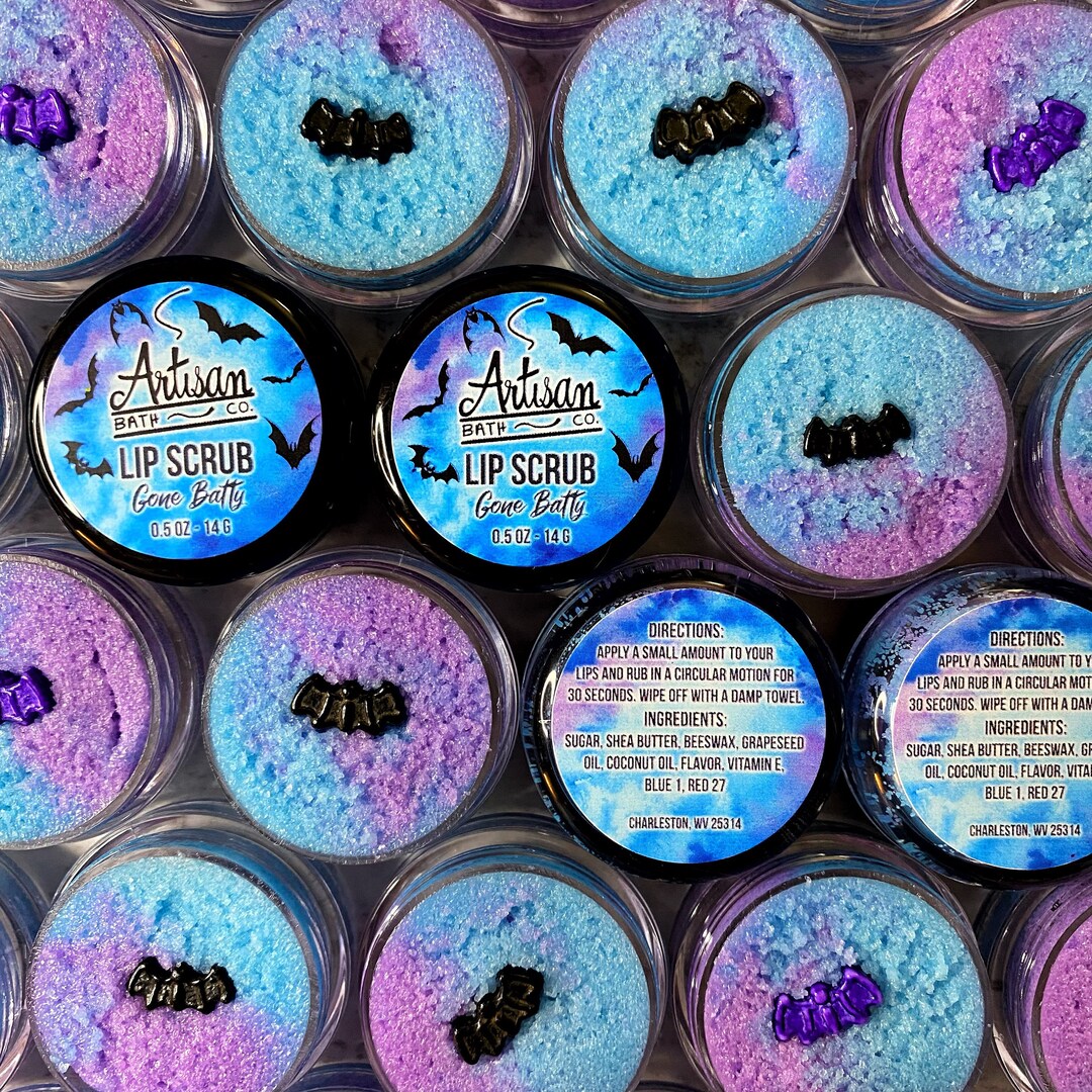 Gone Batty Lip Scrub | Halloween Cotton Candy | Moisturizing Lip ...