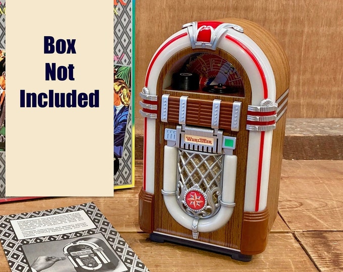 Vintage Wurlitzer Microcassette Jukebox With 2 Microcassettes - BOX NOT ...