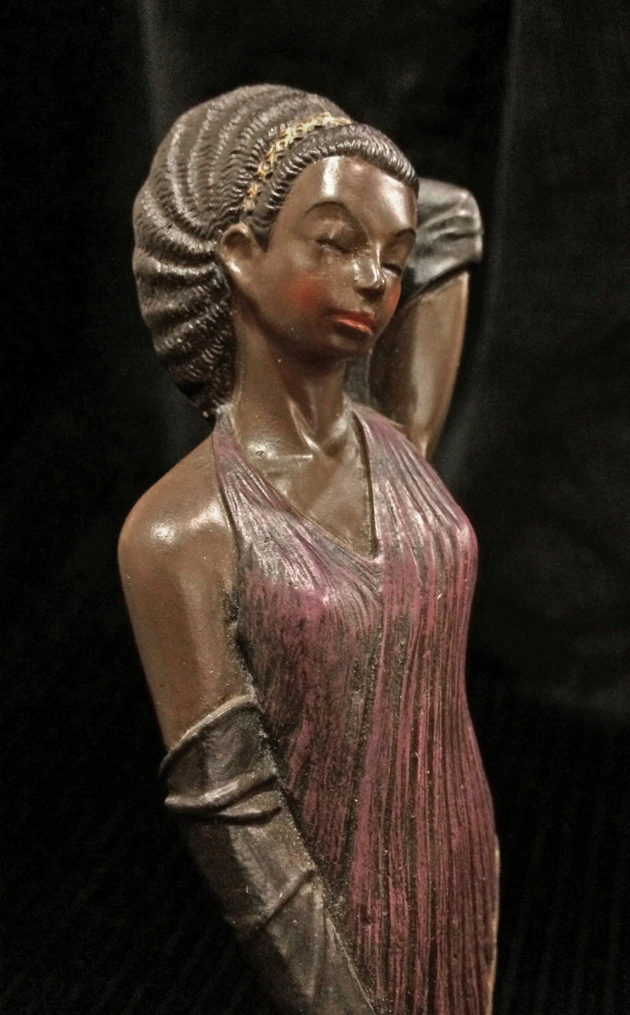 Vintage 1994 Enesco Mahogany Princess Figurine by Ed Van Rosmalen Made ...