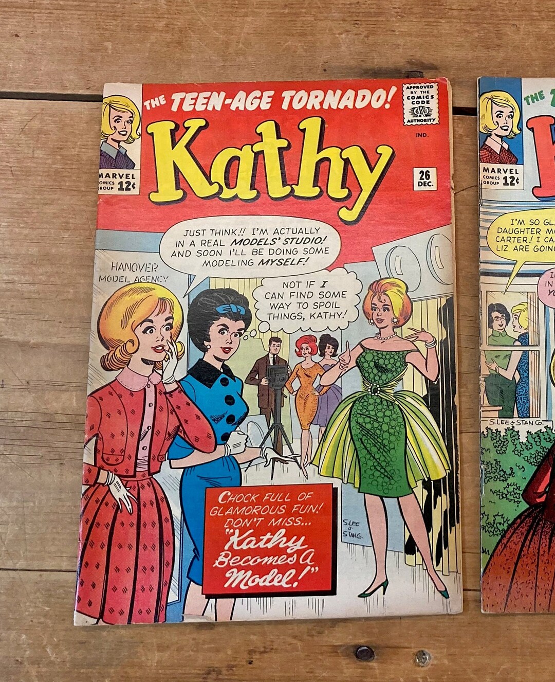 Vintage 1963 Marvel Comics "kathy the Teen-age Tornado" Comic Book ...