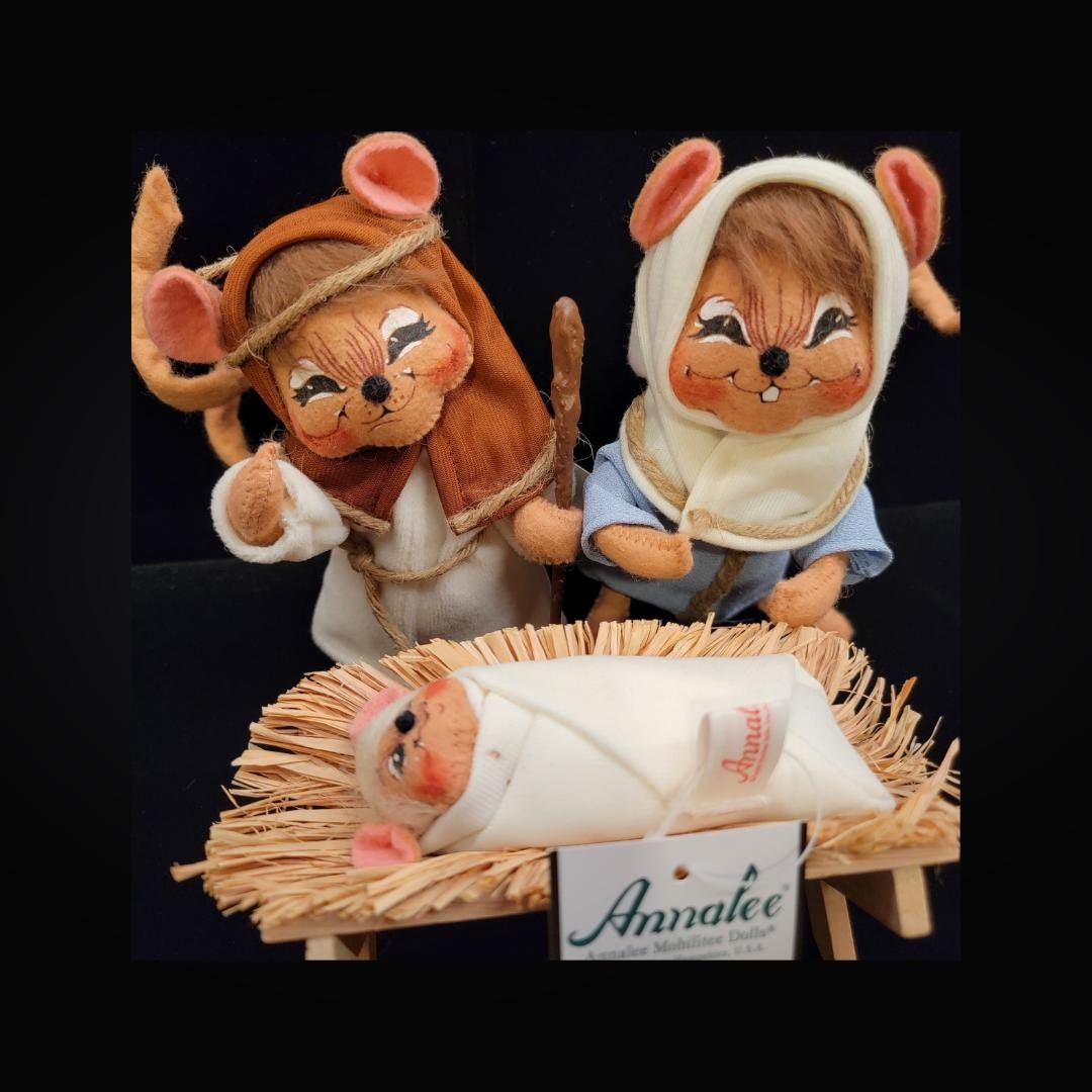 Annalee Nativity Mouse Set – 2005 Holy Family Christmas Creche - Etsy