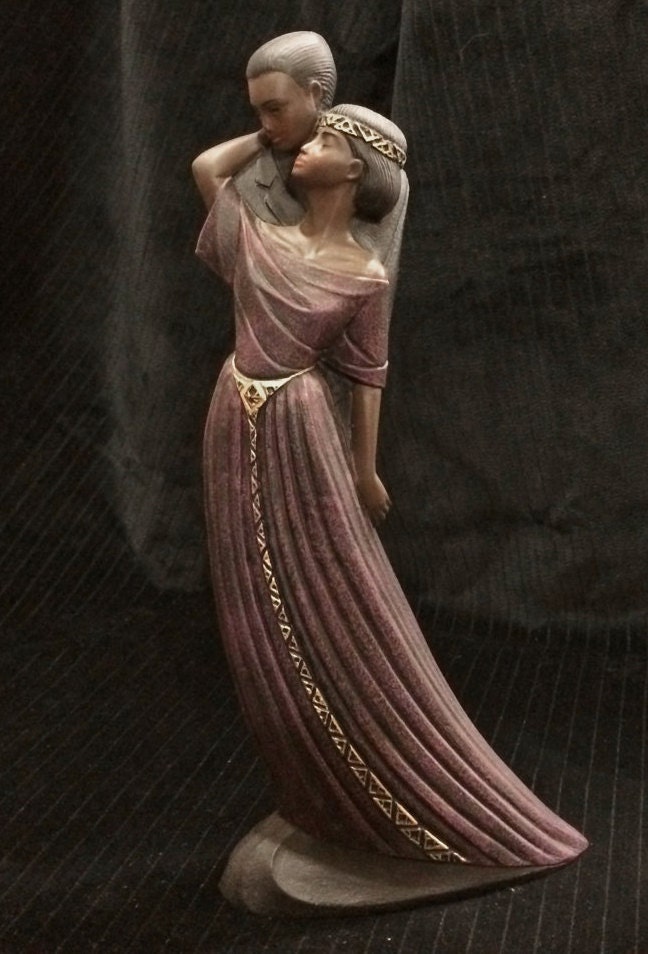 Vintage 1994 Mahogany Princess Couple Parastone Figurine by Ed Van ...
