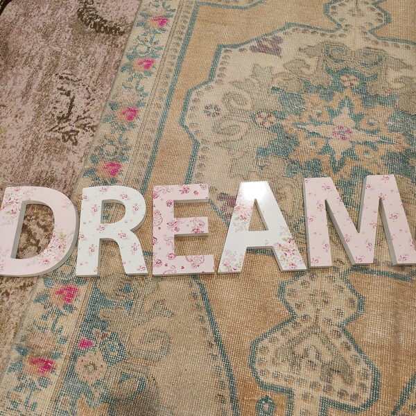 Shabby Chic Letters - Etsy