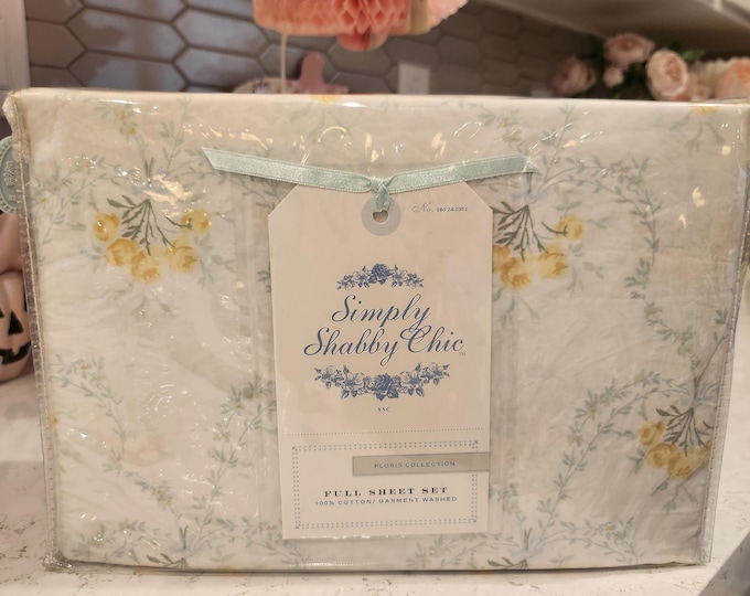 Rare Simple Shabby Chic Queen Duvet Two Shams Throw Pillow Rachel ...