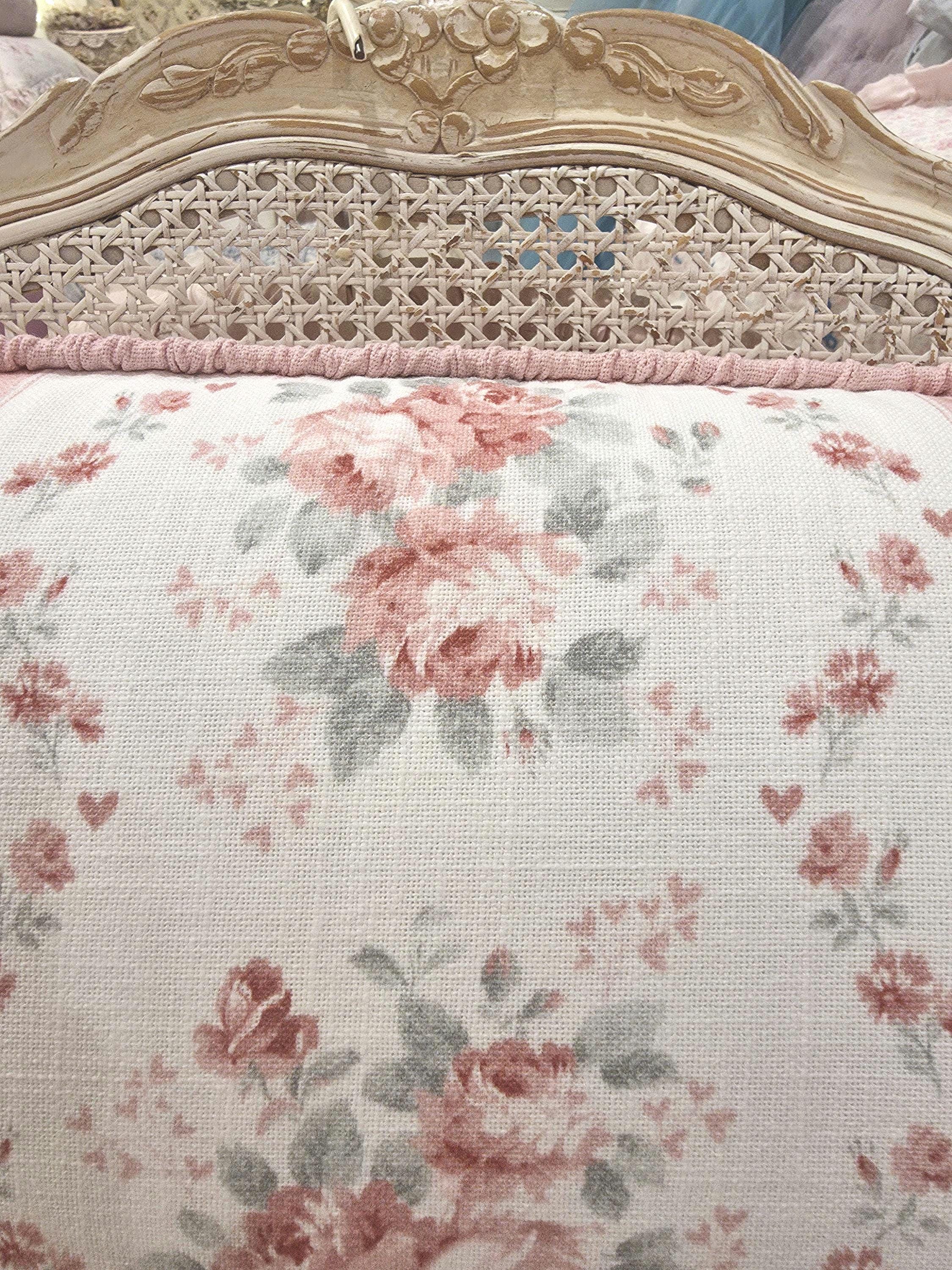 Shabby Chic Pink Pillow Roses Flowers Floral Rachel Ashwell Girly - Etsy