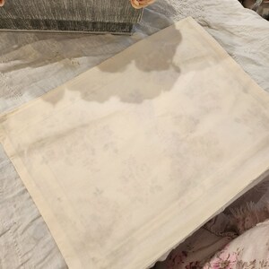 Pair NOS Ultra Rare Simple Shabby Chic Floral Placemats Rachel Ashwell ...