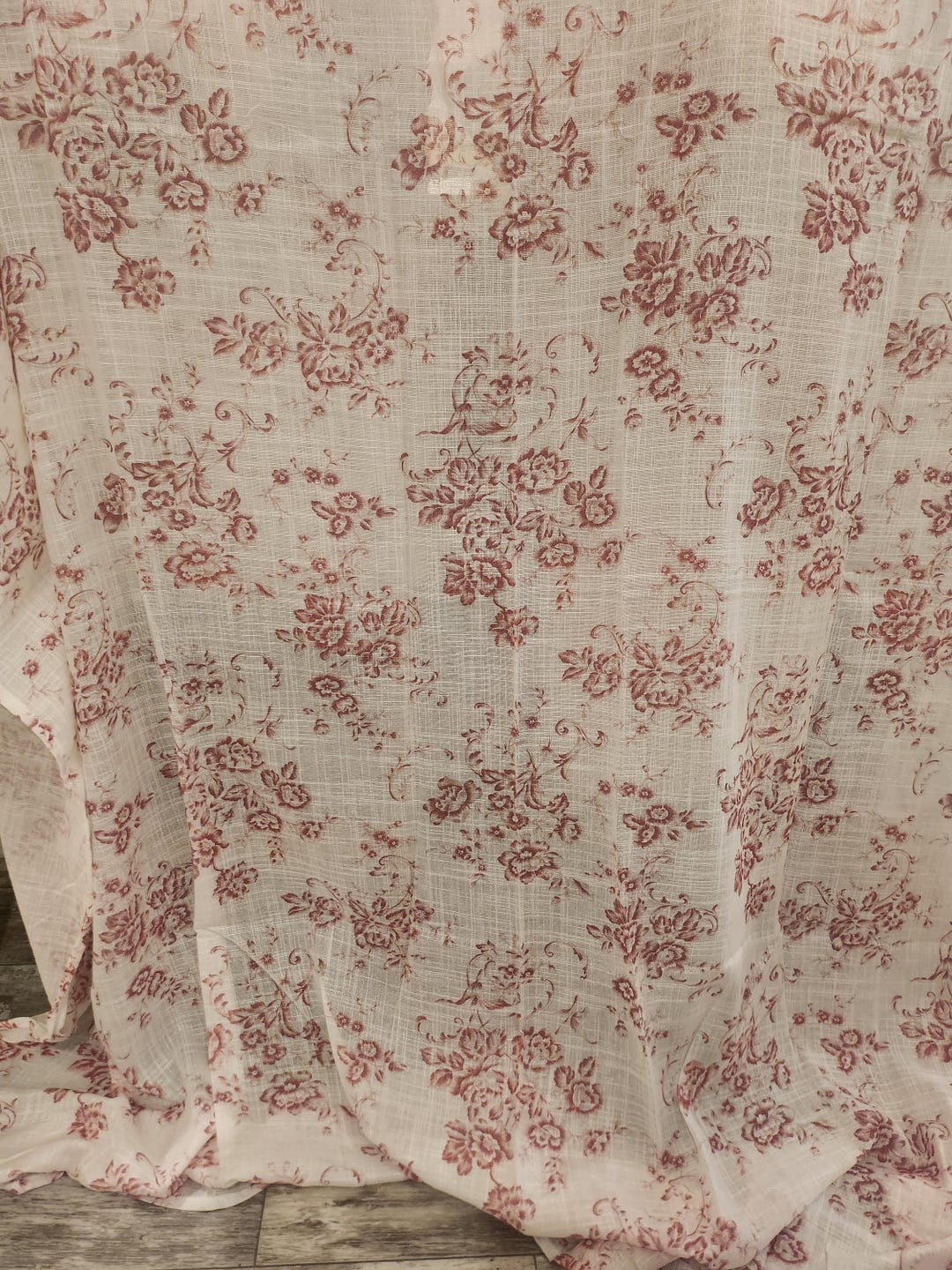Rachel Ashwell Roses Shower Curtain: Shabby Chic Floral Bathroom Decor ...