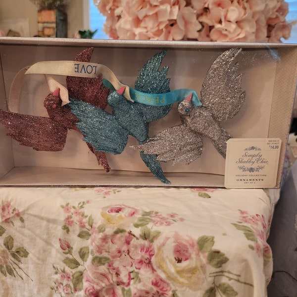 Shabby Chic Christmas Ornaments - Etsy