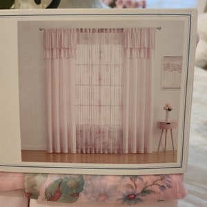 Simple Shabby Chic Misty Rose Blackout Window Set Rachel Ashwell Pink ...