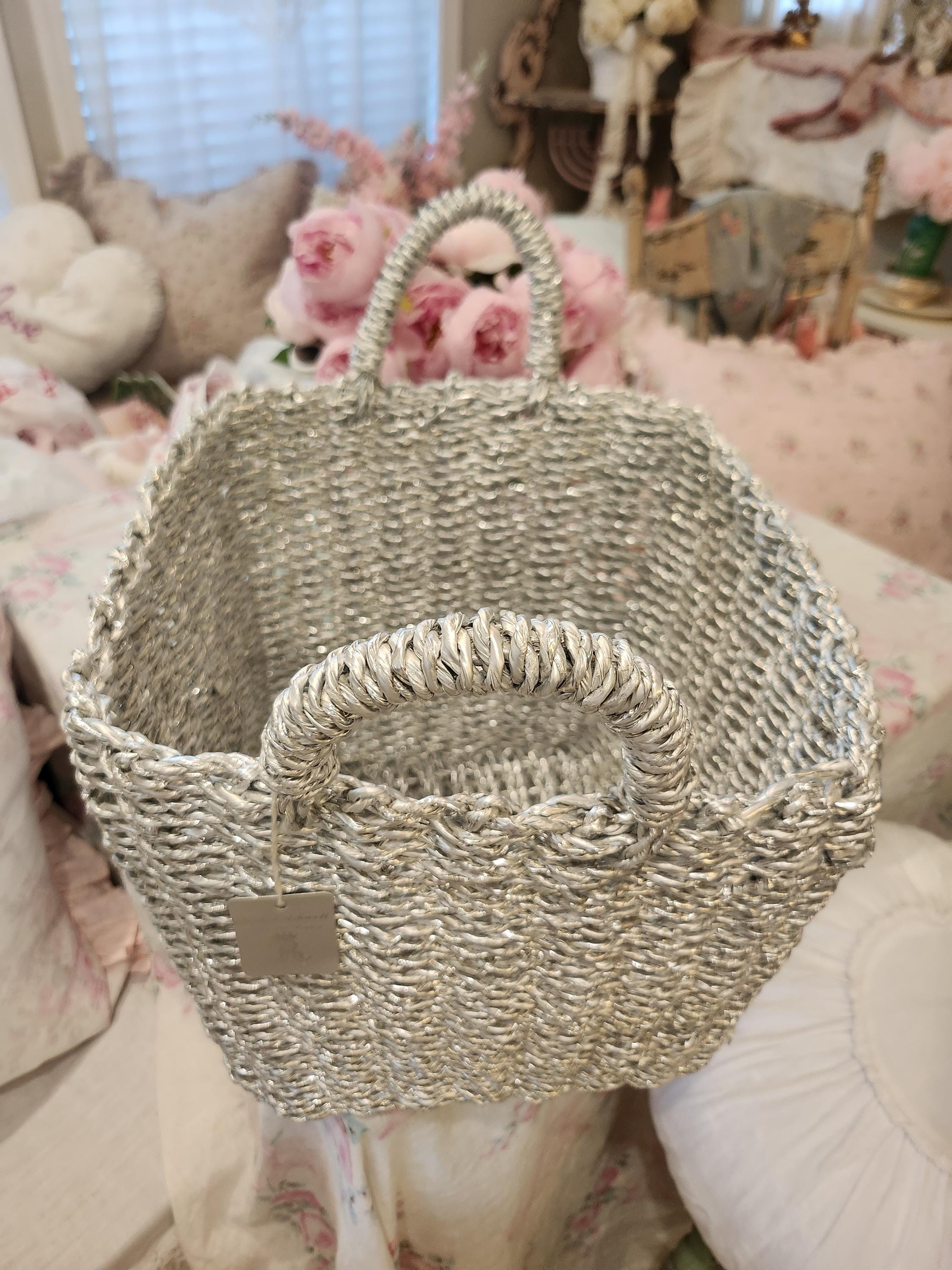 Very Rare NWT Retired Large Rachel Ashwell Couture Silver Metal Like ...