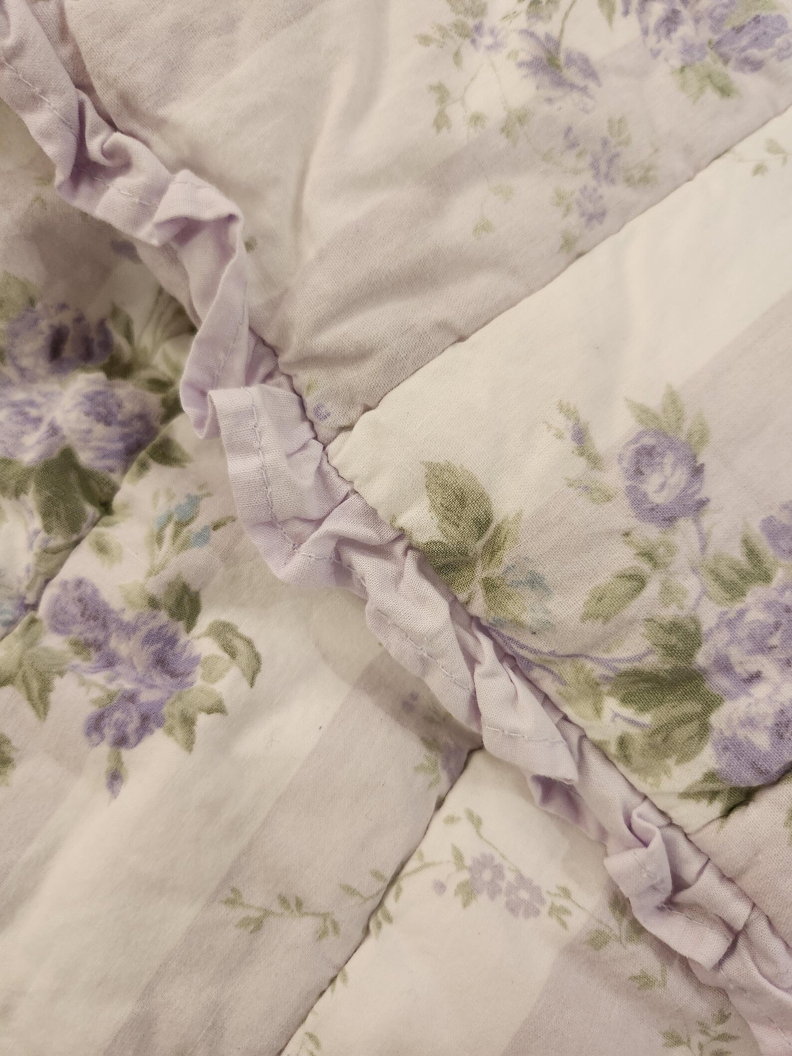 Set of Two NOS Simple Shabby Chic King Shams Purple Target Cotton ...