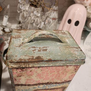 Set of Three Nesting Cans Rachel Ashwell Shabby Chic Pink Floral Roses ...