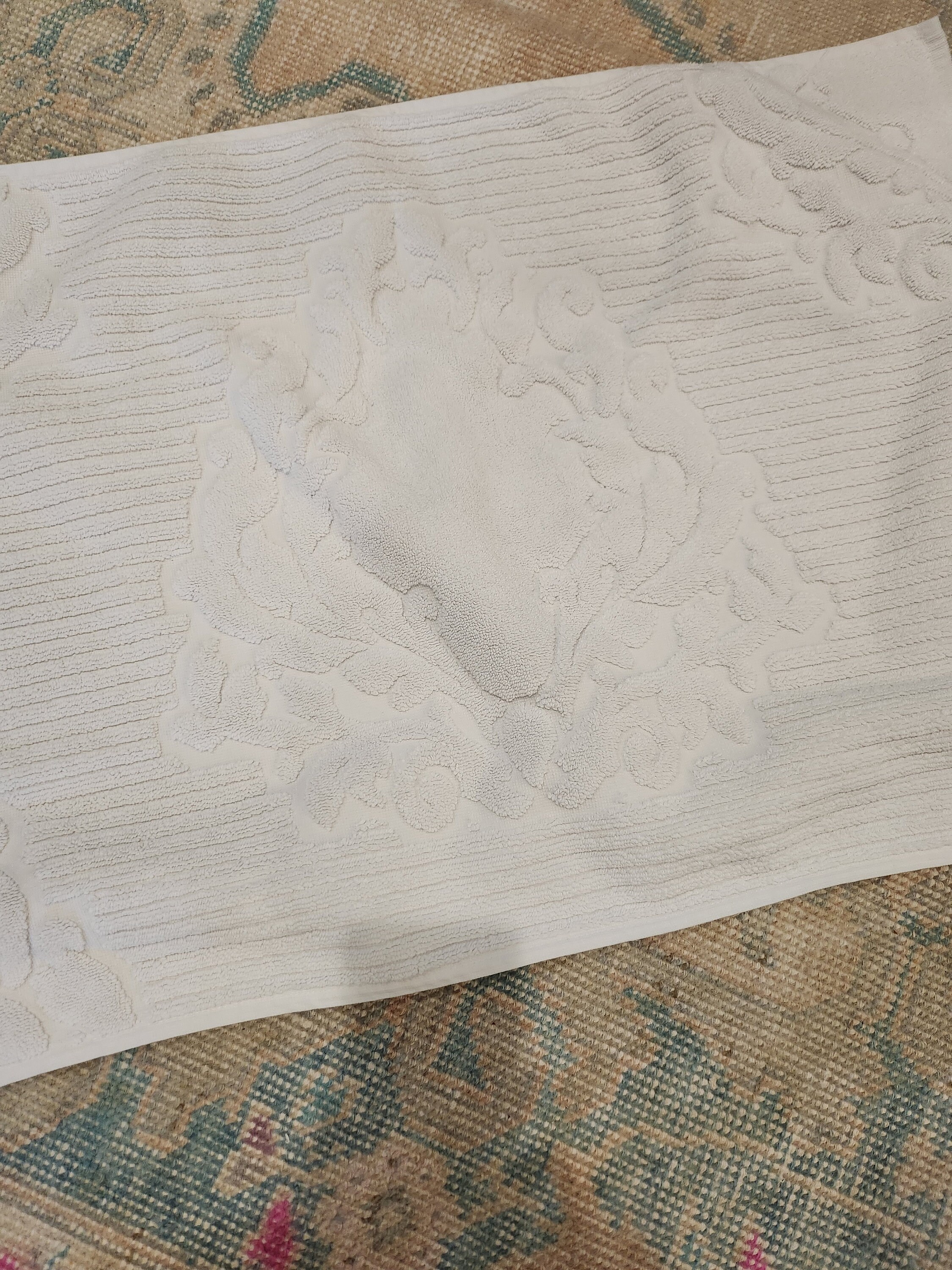 Rare Rachel Ashwell Bath Mat Shabby Chic White - Etsy