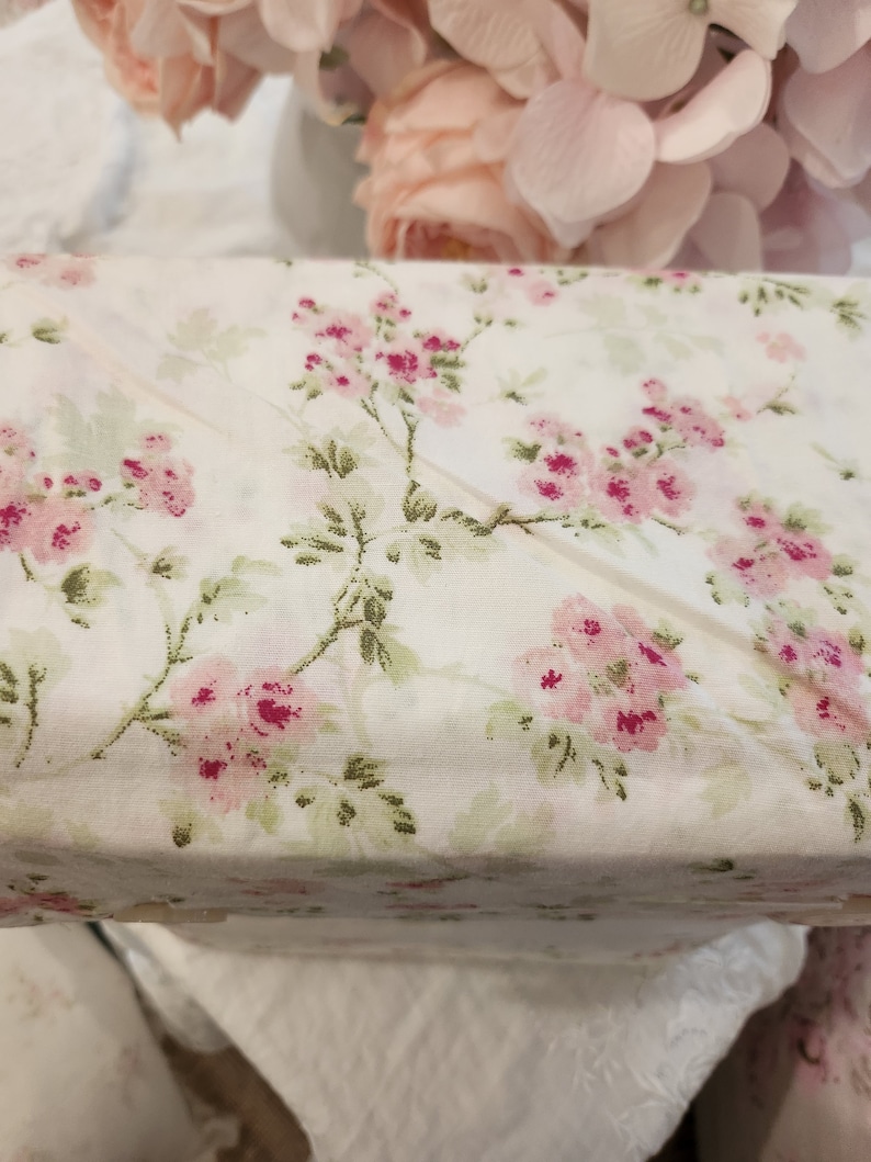 Shabby Chic King Size Pink Floral Sheet Set Rachel Ashwell - Etsy
