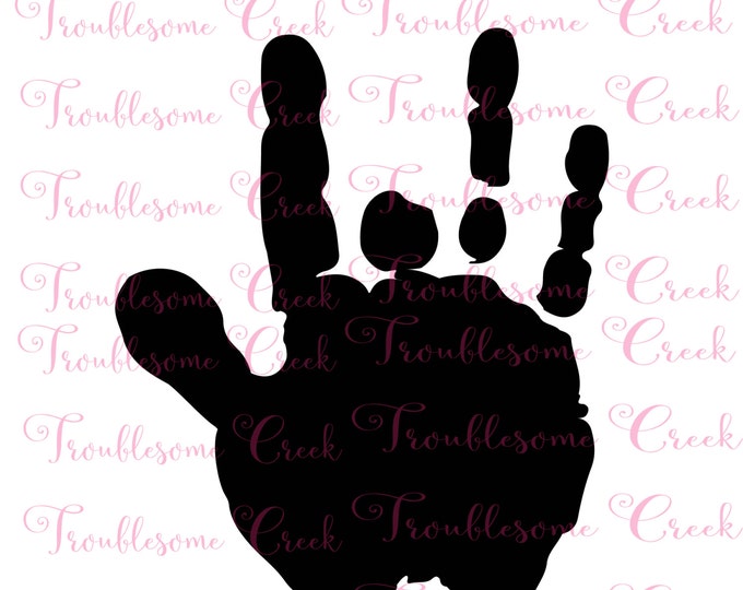 Jerry Garcia Handprint Instant Download SVG Silhouette Cricut - Etsy
