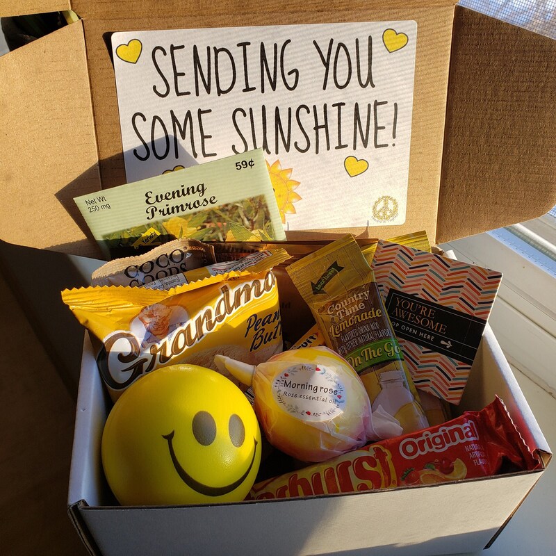 Yellow Care Package - Etsy