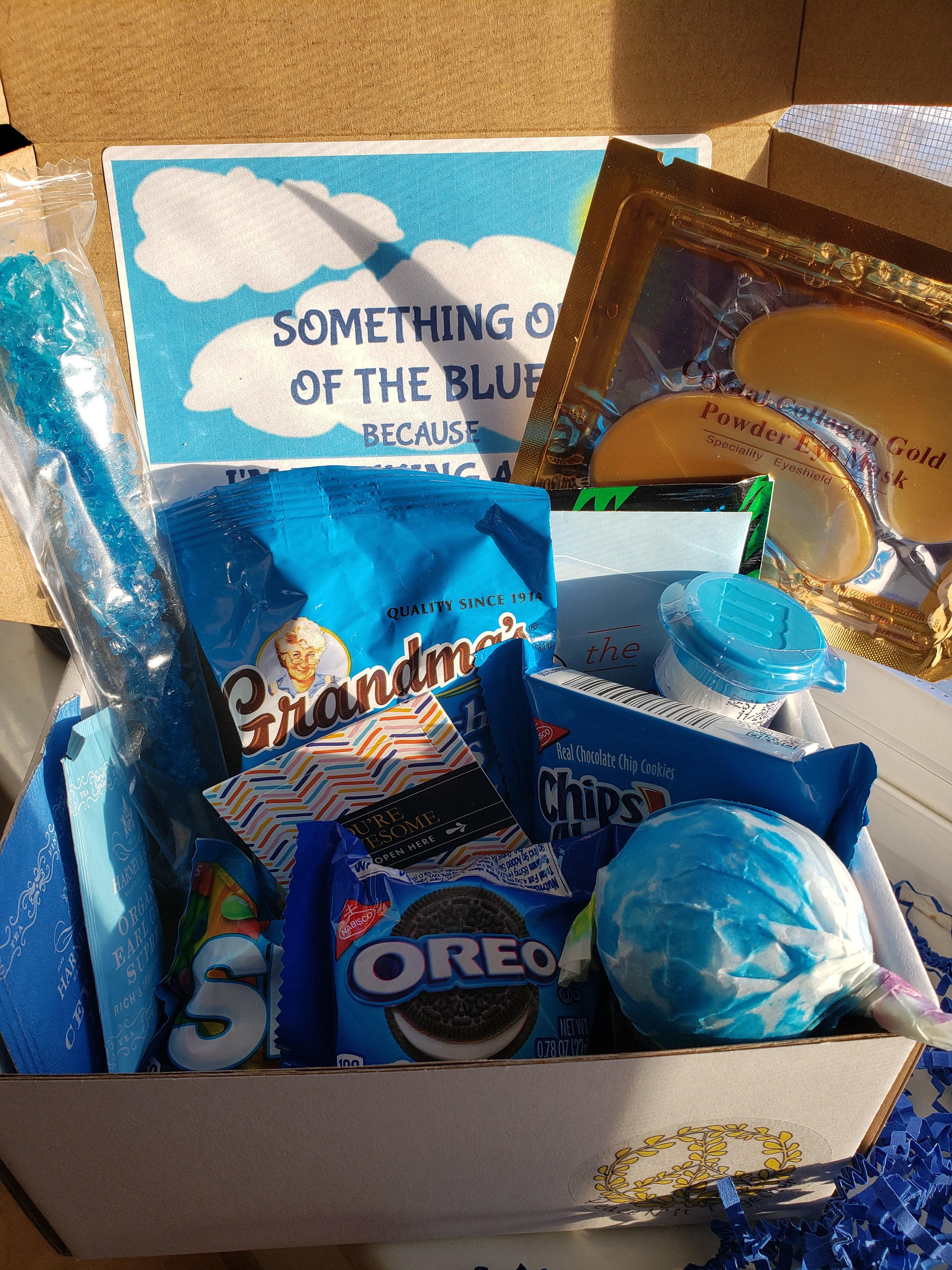 Something Out of the Blue Because Im Thinking About You Gift - Etsy