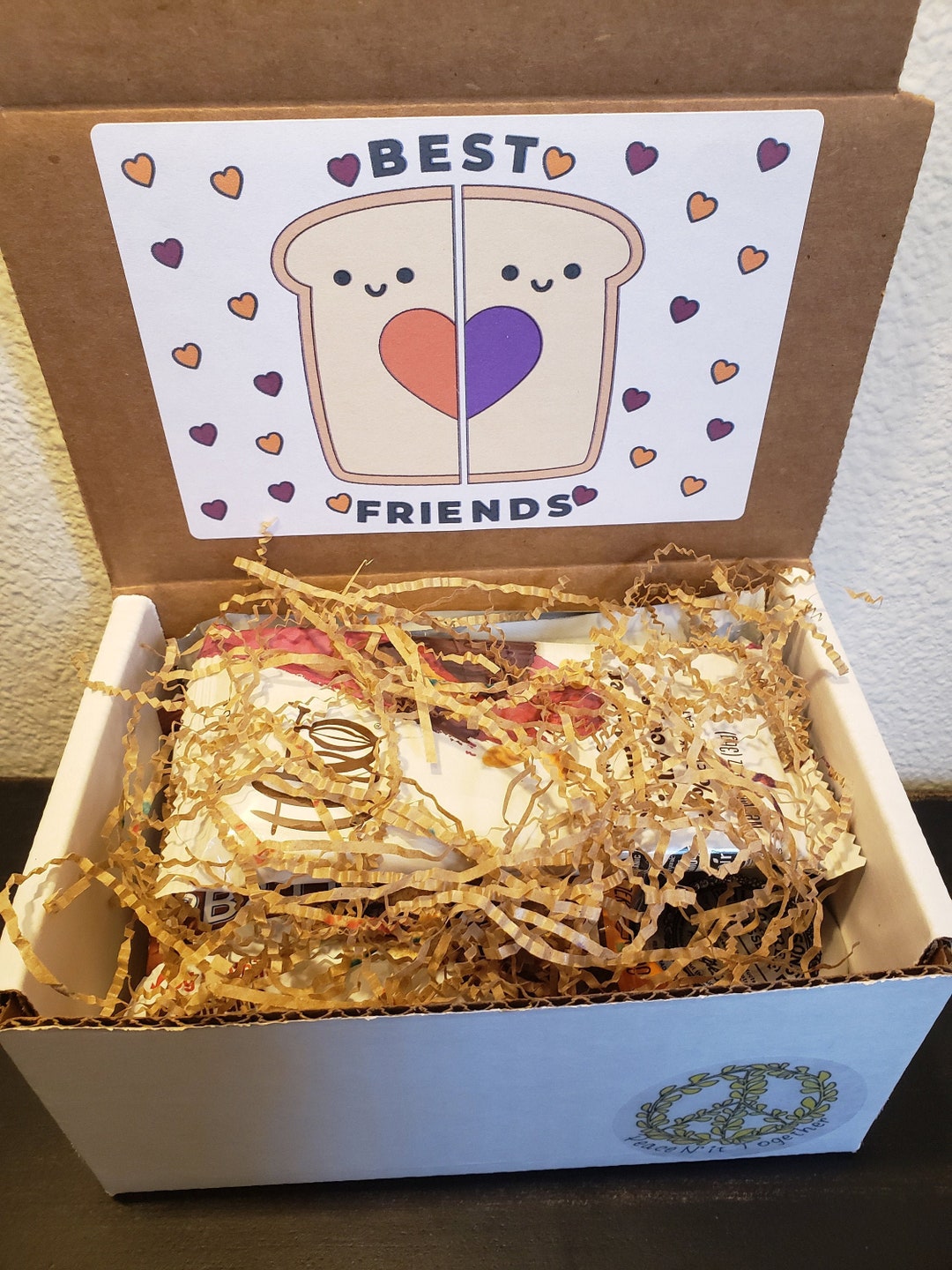 Best Friends BFF Mate PB&J Goodie Box Care Package - Etsy