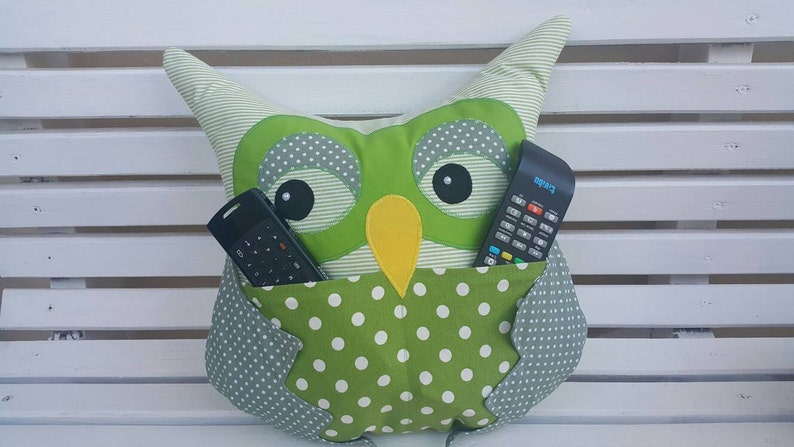 Owlfred the TV Remote Holder - Etsy