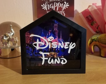 Disney Fund Money Box, Disney Gift, Vacation Fund, Piggy Bank ...