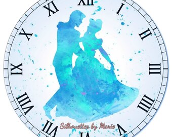 Cinderella clock | Etsy