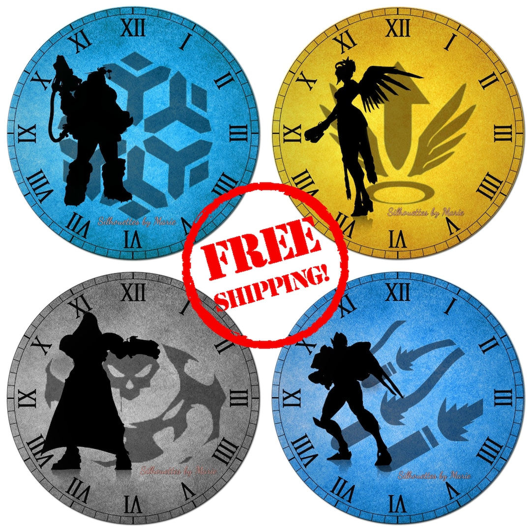 Overwatch Character Clock - Etsy