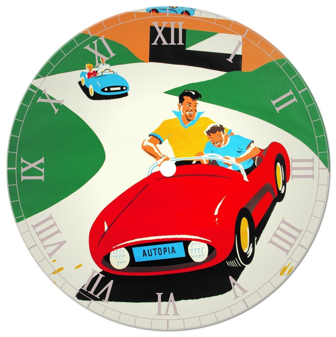 Autopia Clock - Etsy
