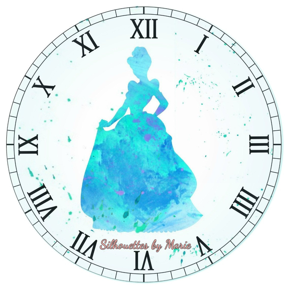 Cinderella Clock Face