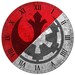 Star Wars Rebel Alliance/imperial Forces Clock - Etsy