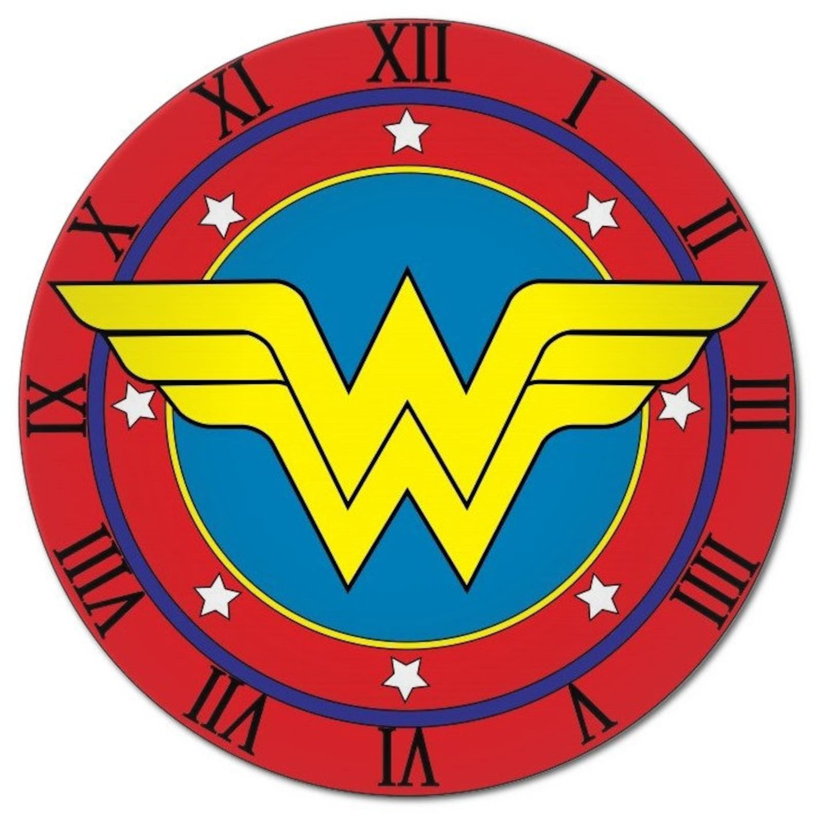 Wonder Woman Clock - Etsy