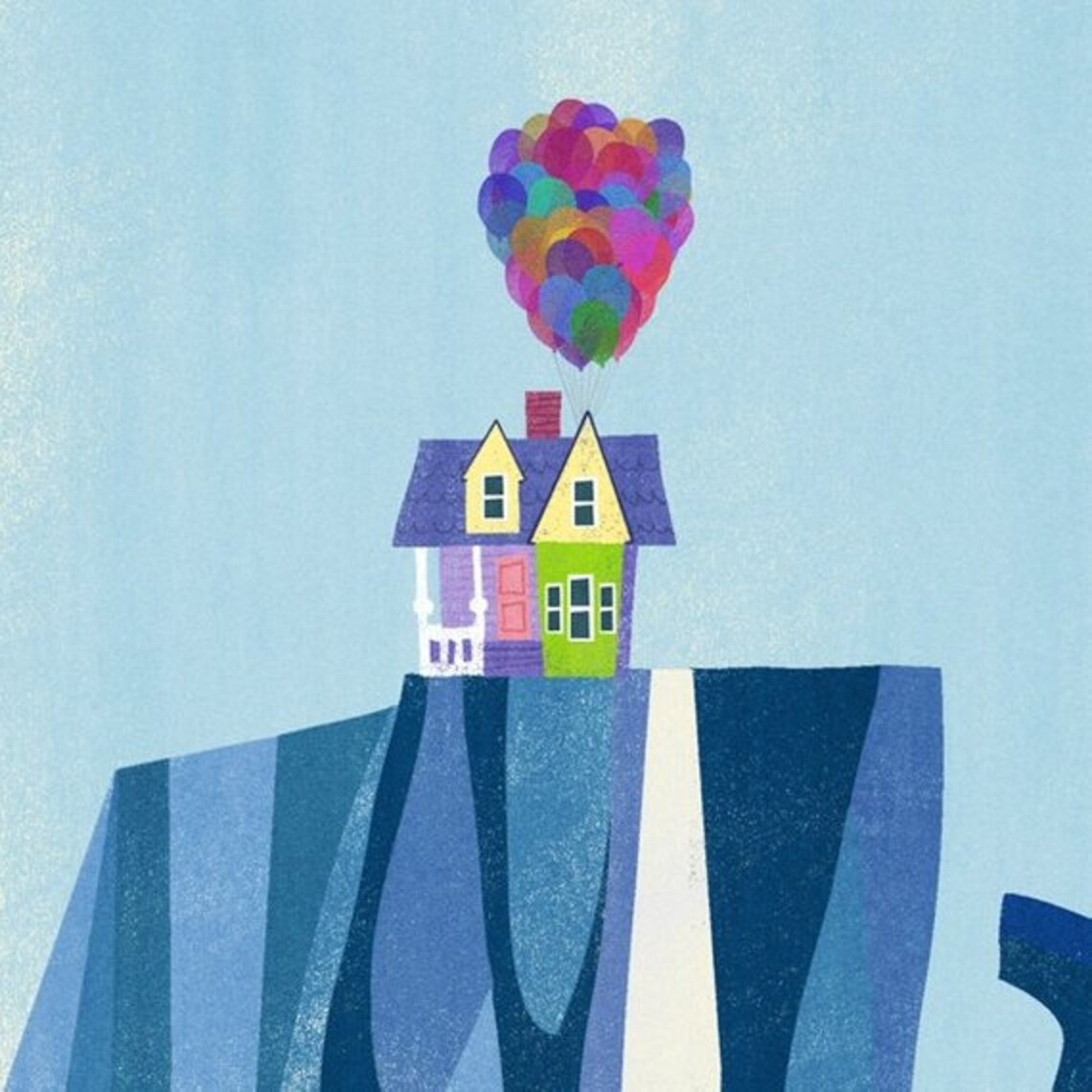 Paradise Falls Shadow Box Bank (color Options! - Etsy