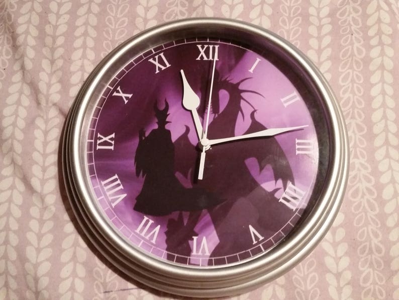 Maleficent Clock | Etsy