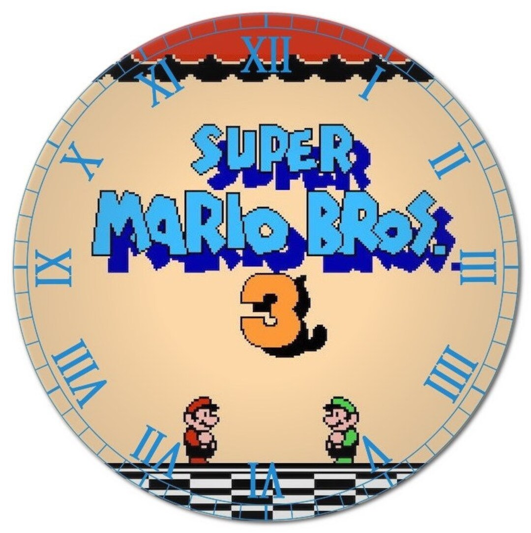 Mario Bros 3 Clock - Etsy