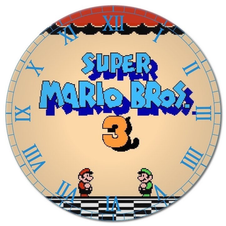 Mario Bros 3 Clock - Etsy