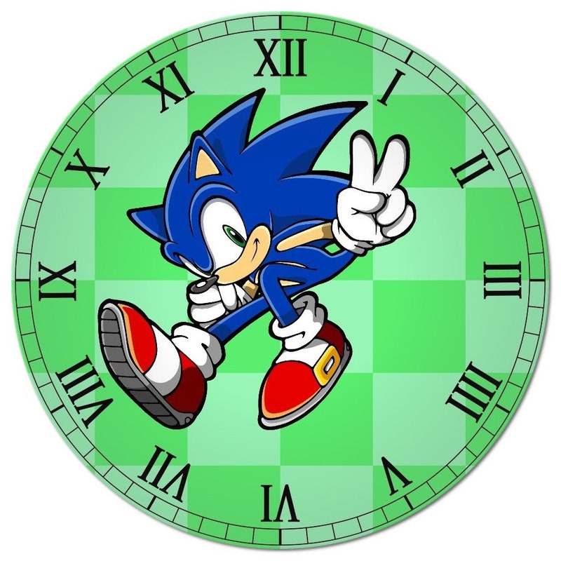 Sonic Clock - Etsy