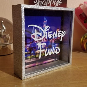 Glitter Disney Bank (color Options!) - Etsy