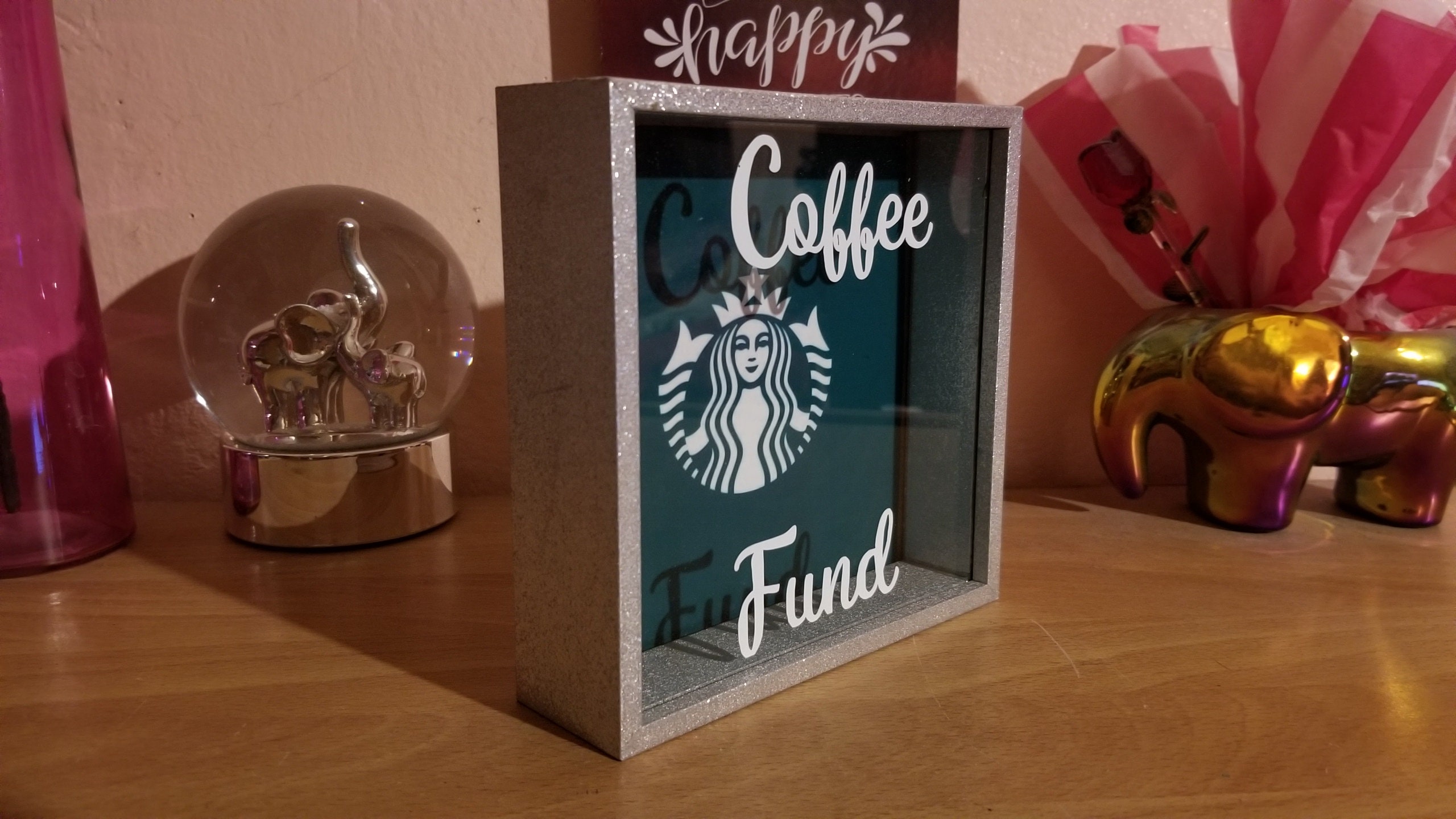 Coffee Fund Bank (color Options!) - Etsy
