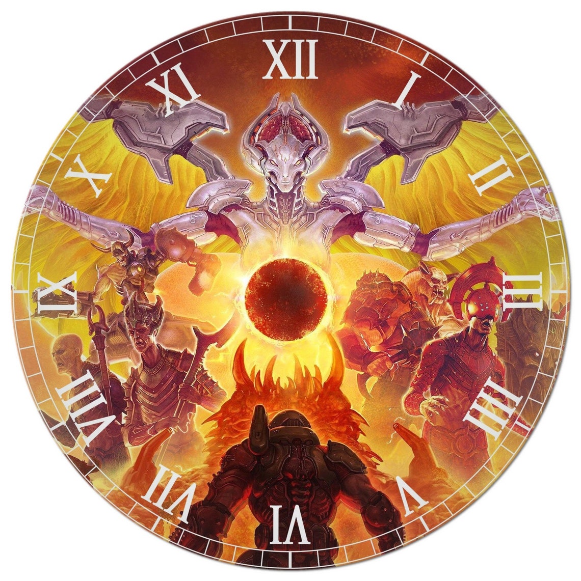 Doom Eternal Clock - Etsy