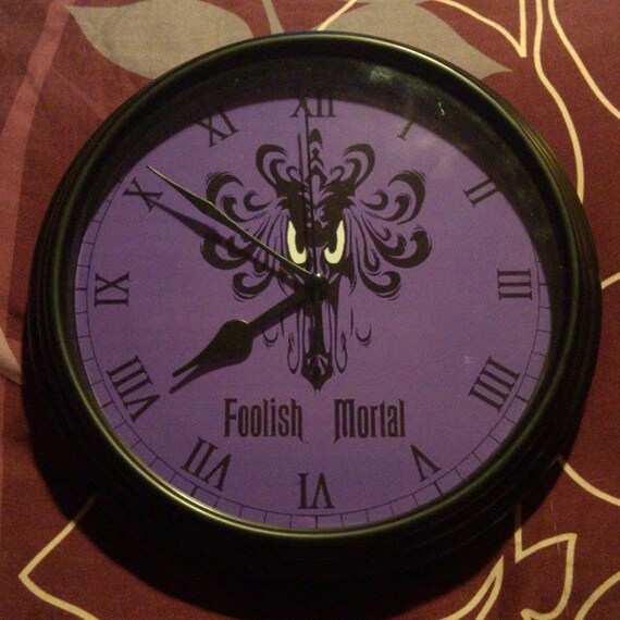 Haunted Mansion Inspired Clock - Etsy