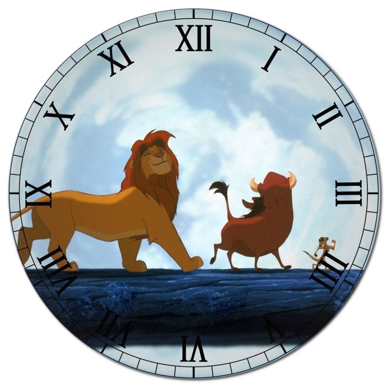 Lion King Clock - Etsy