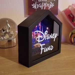 Disney Fund Shadow Box Bank - Etsy