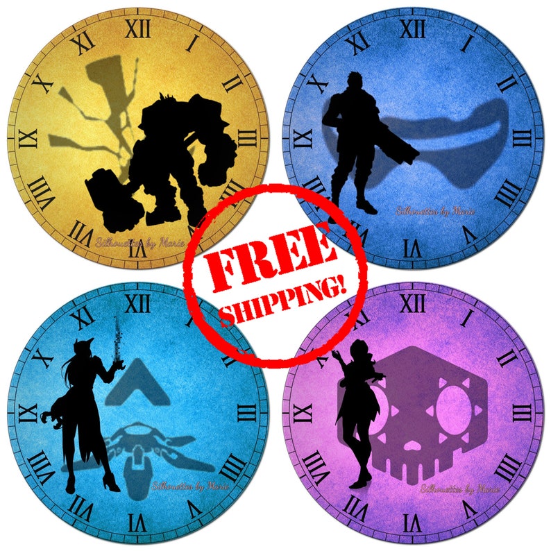 Overwatch Character Clock - Etsy